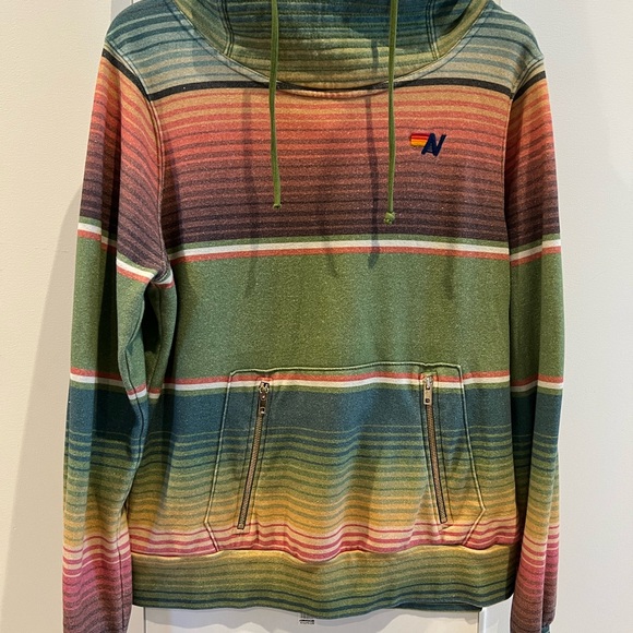 Aviator Nation | Sweaters | Aviator Nation Serape Ninja Stripe Pullover ...